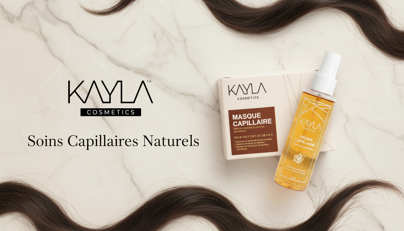Soin Cheveux Huile de Ricin & Argan Sans Sulfates | KAYLA Cosmetics